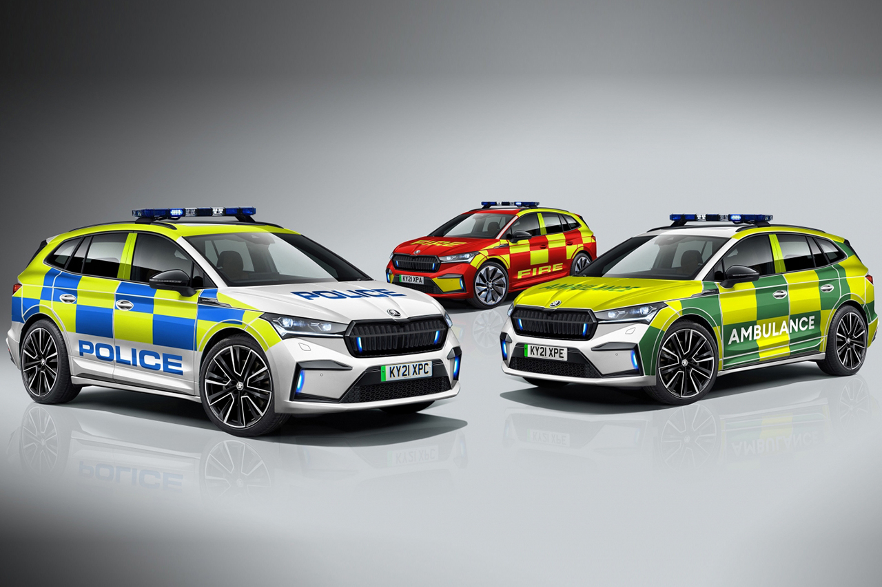 Tour du monde des Skoda aux couleurs de la police