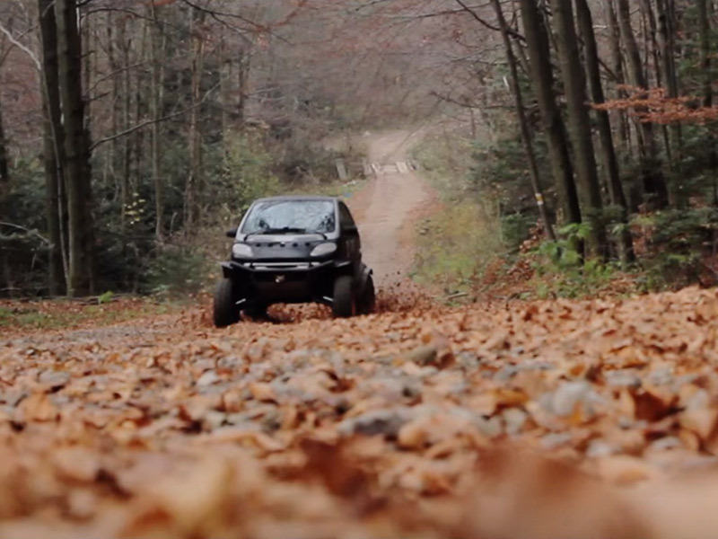 Diaporama et photos - Smart 4x4 : cette Smart Fortwo est incroyable ...