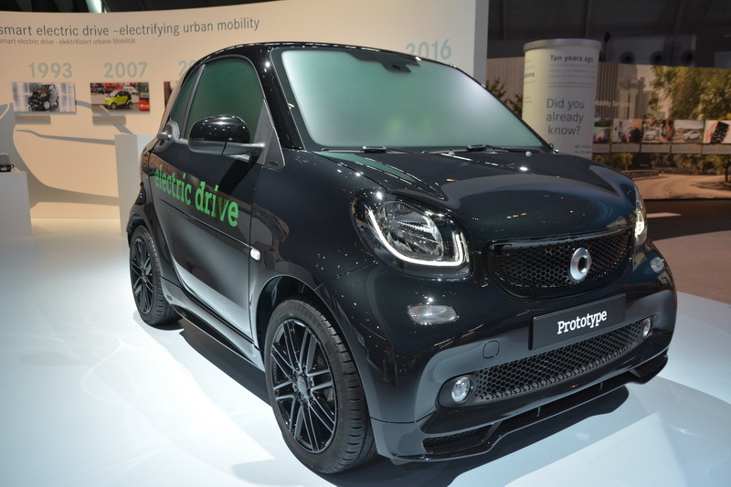 Smart électriques : les Fortwo et Forfour ED au Mondial de Paris 2016