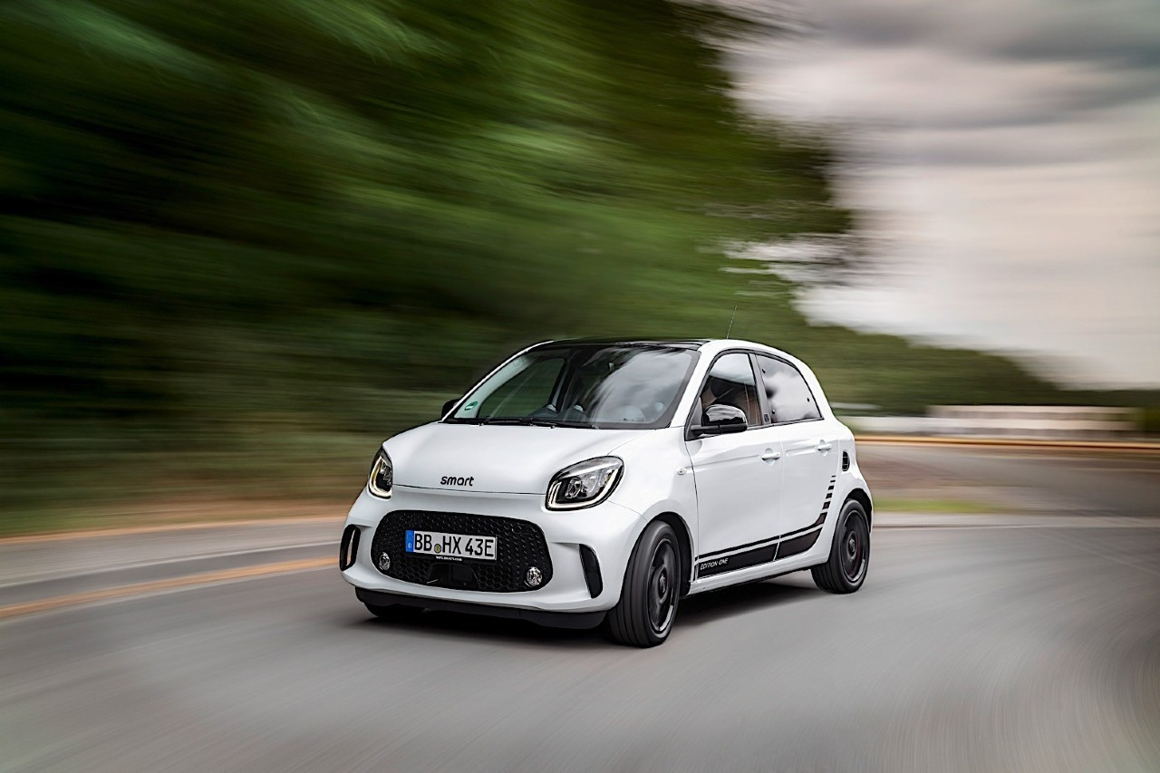 Smart Forfour (2021). Fin de production de la 4 portes 100% électrique