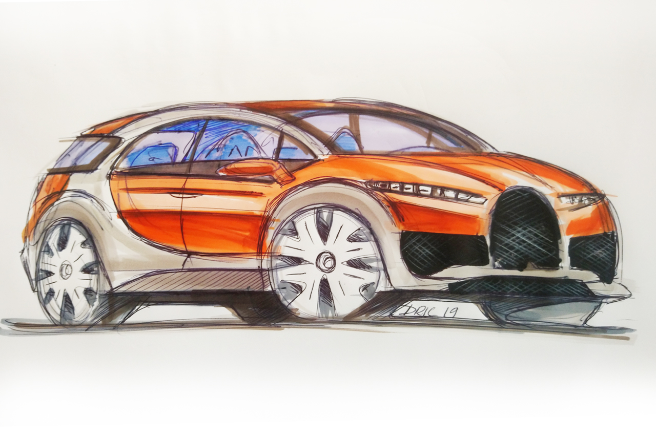 Bugatti : un futur SUV 100 % électrique pour épauler la Chiron