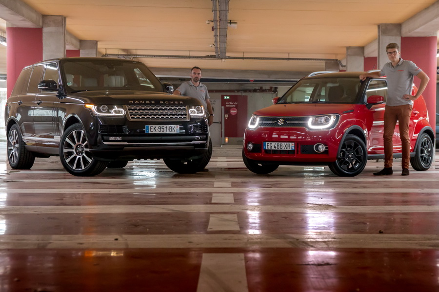 Diaporama et photos - Land Rover Range Rover vs Suzuki Ignis : le duel ...