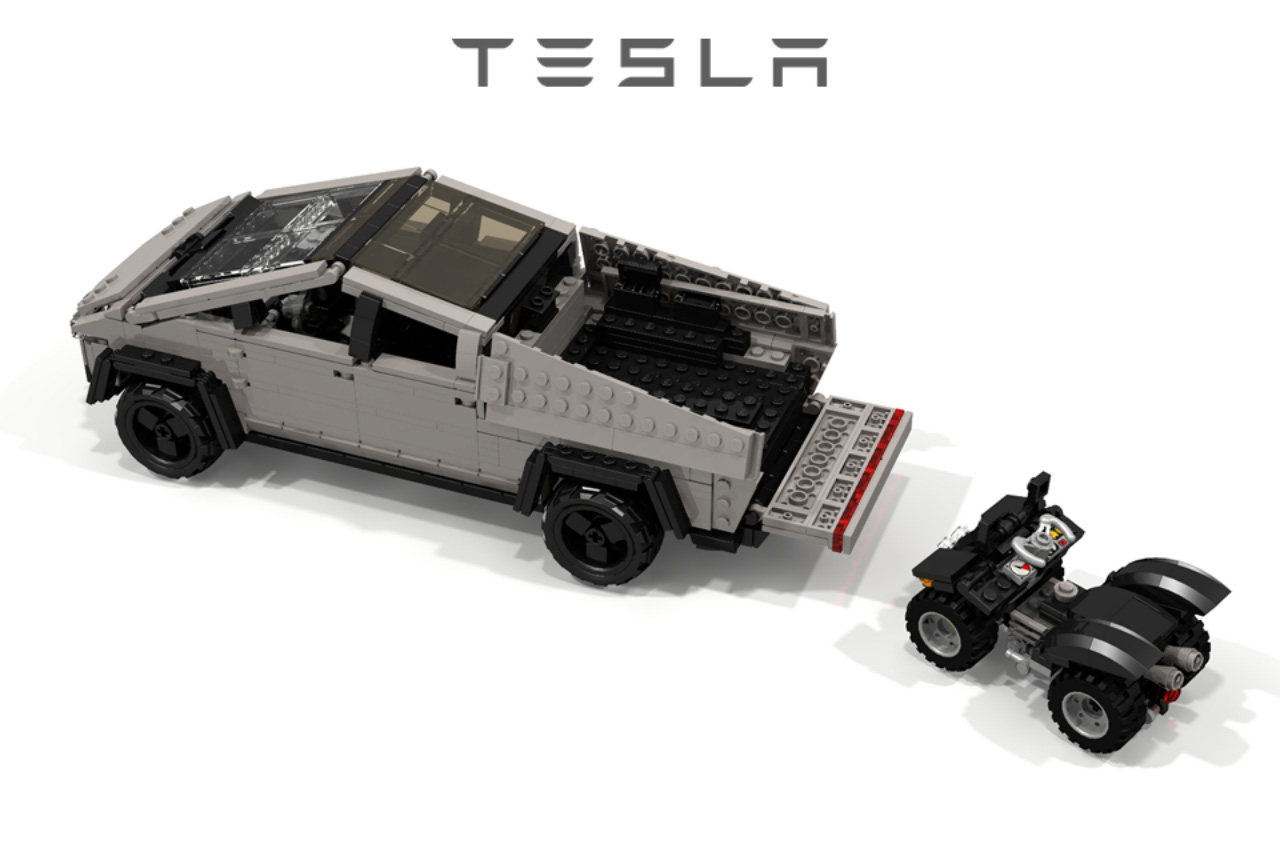Photo 4 - lego cybertruck quad - Le Tesla Cybertruck inspire les bricoleurs