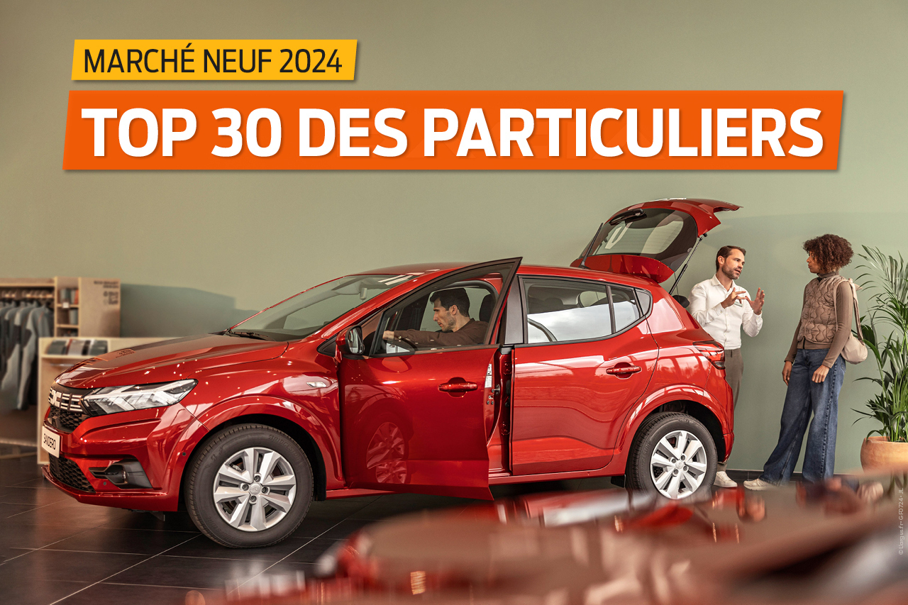 Le Top 30 des voitures neuves les plus vendues aux particuliers en 2024 ...