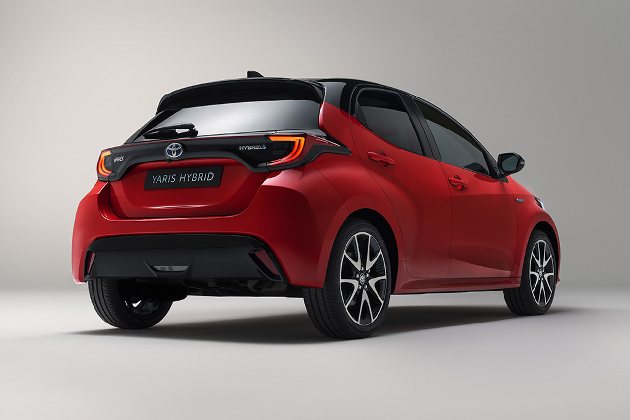 Photo 3 - toyota yaris hybride rouge arrière - Prix Toyota Yaris : la ...