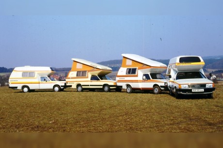Audi. Une berline 100 transformée en camping-car