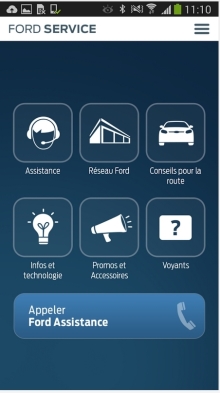 Ford lance son application Ford Service pour smartphone