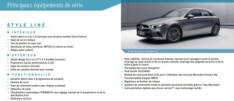 Prix Mercedes Classe A Berline : tous les tarifs et les équipements