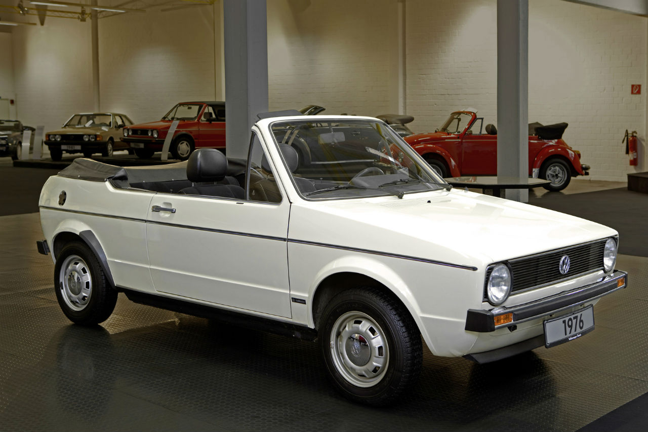 Diaporama et photos - Volkswagen Golf : 40 ans de cabriolet célébrés à ...