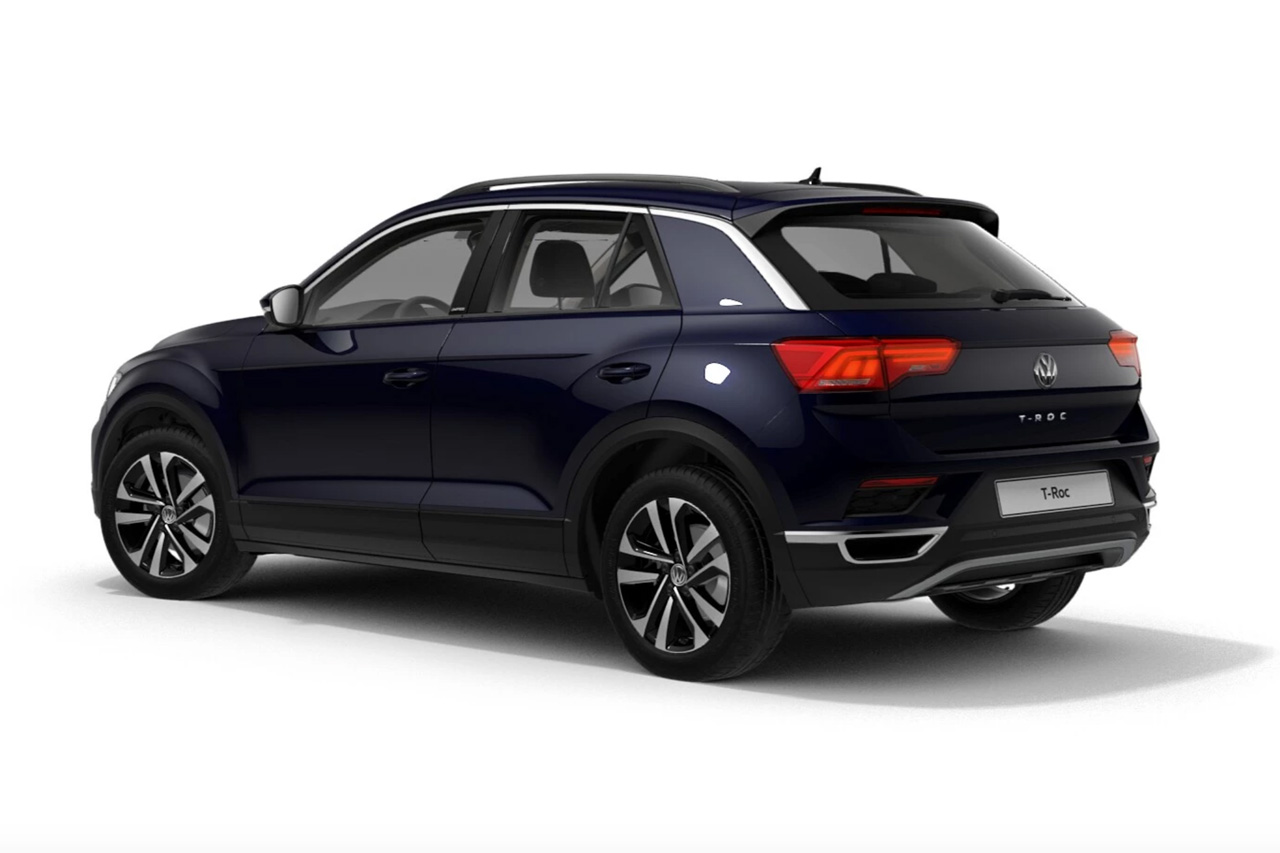 Photo 5 - volkswagen t roc united bleu arrière - Volkswagen Polo, T ...