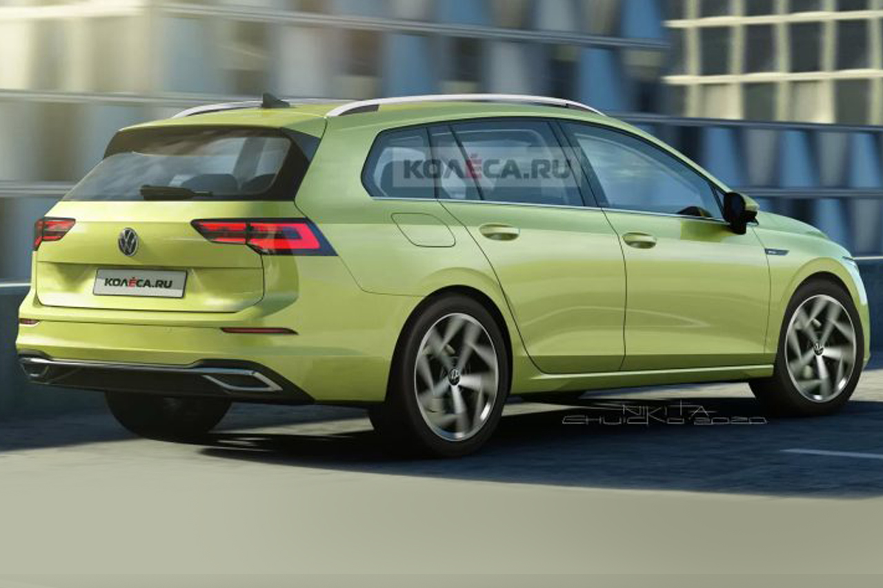Volkswagen Golf 8 SW : les premières images de la Golf break