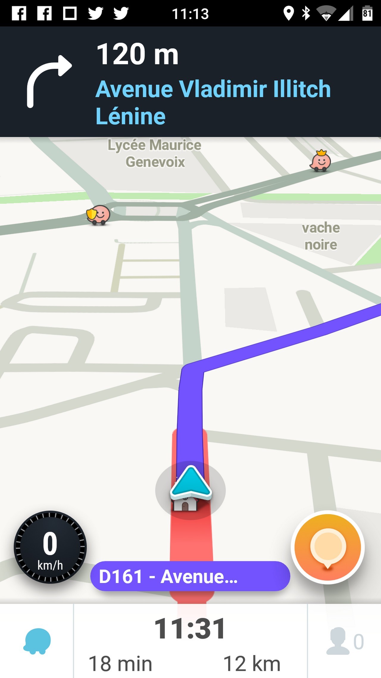 Photo 6 - Waze 4.0 android - Waze 4.0 : l'application Waze pour Android ...