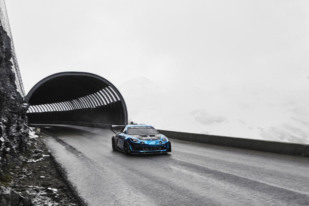Alpine A110 Pikes Peak (2023). Elle est prête, les photos avant la course