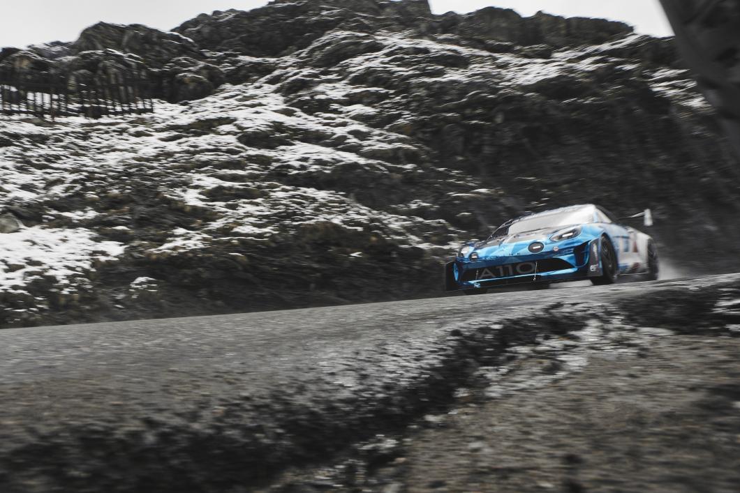 Alpine A110 Pikes Peak (2023). Elle est prête, les photos avant la course