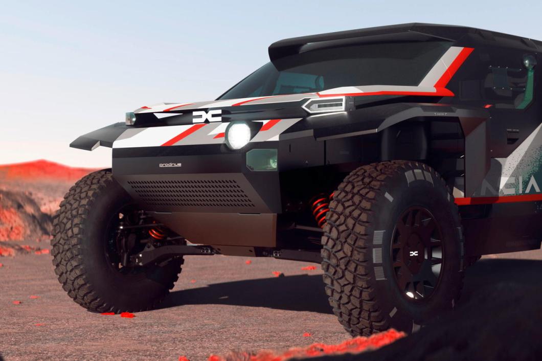 Dacia dévoile le Sandrider, le prototype qui participera au Dakar 2025