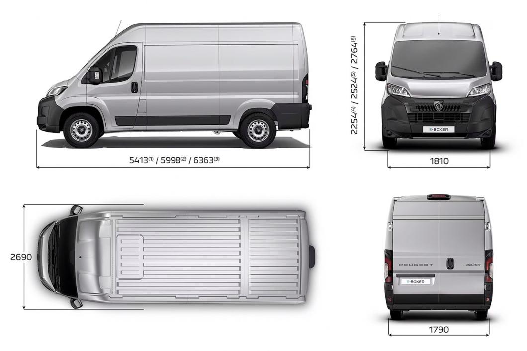Peugeot Boxer et e-Boxer (2024). Les prix et la gamme du grand fourgon ...