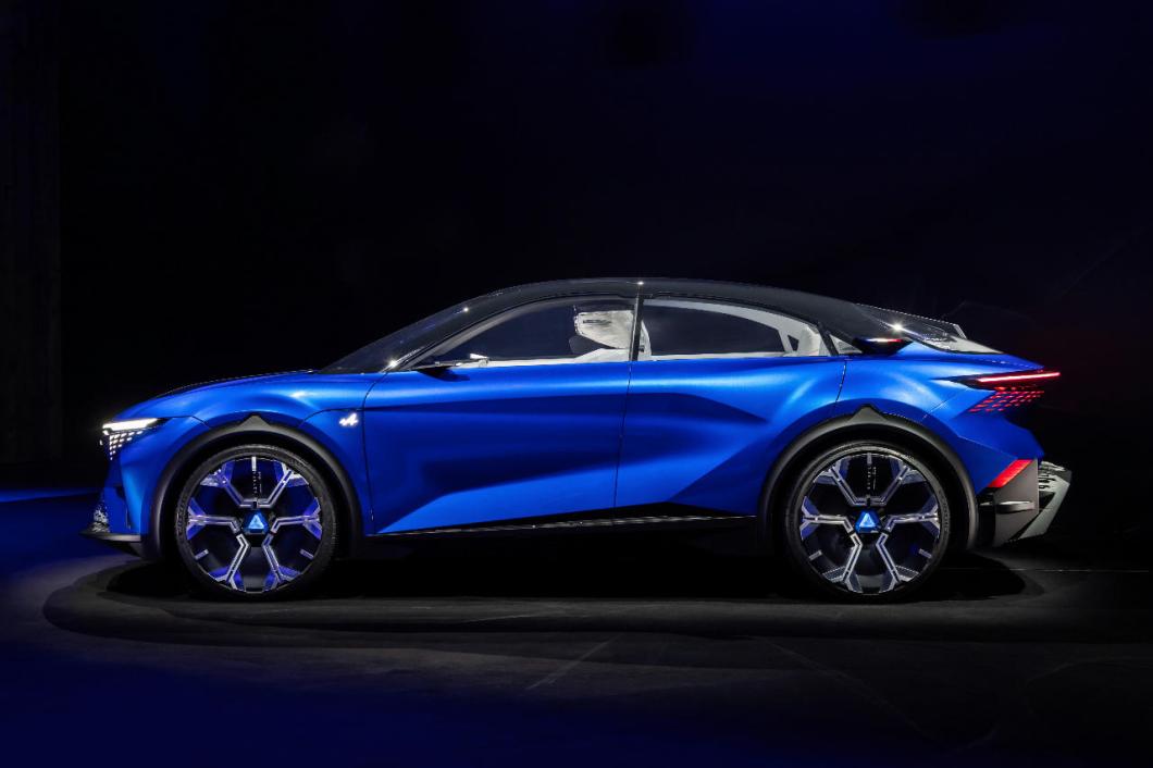 Alpine A390_β (2024). A la découverte du concept de berline Fastback ...