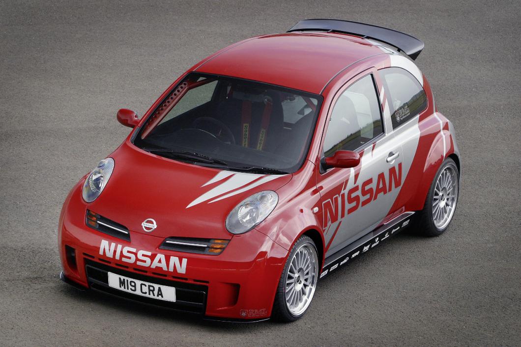 Nissan Micra 350SR (2005). Le prototype à moteur V6 central de 300 ch ...