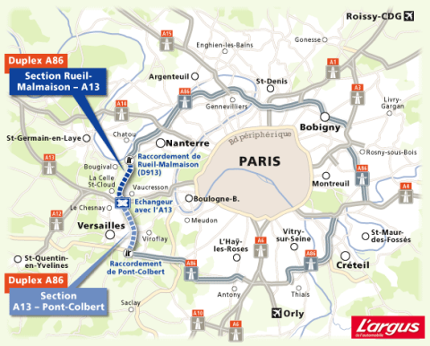 L'autoroute A86 voit le bout du tunnel