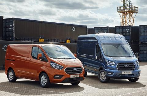 Pour ses utilitaires, Ford choisit l'hybride