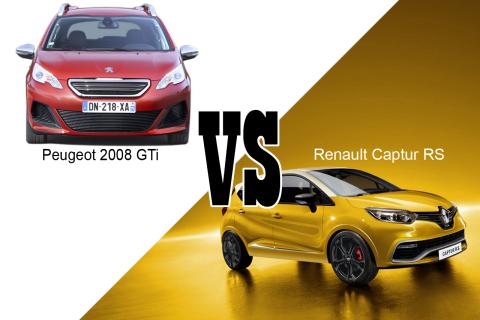 Peugeot 2008 GTi VS Renault Captur RS : les SUV de sport