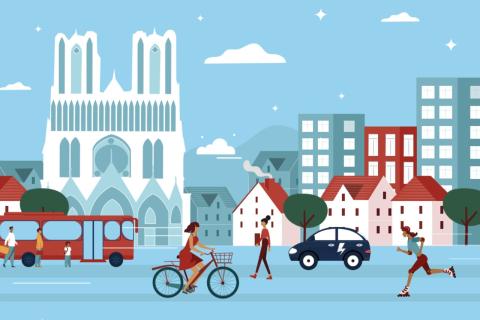 Reims instaure une ZFE à partir du 1er septembre 2021