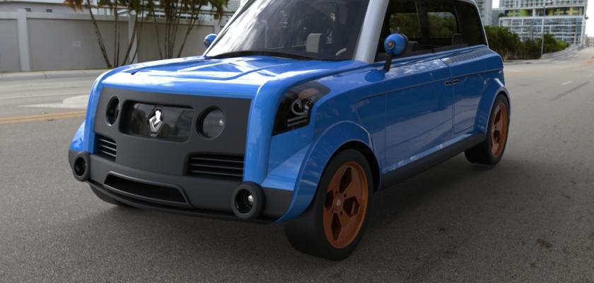 La Renault 4L revisitée par des designers