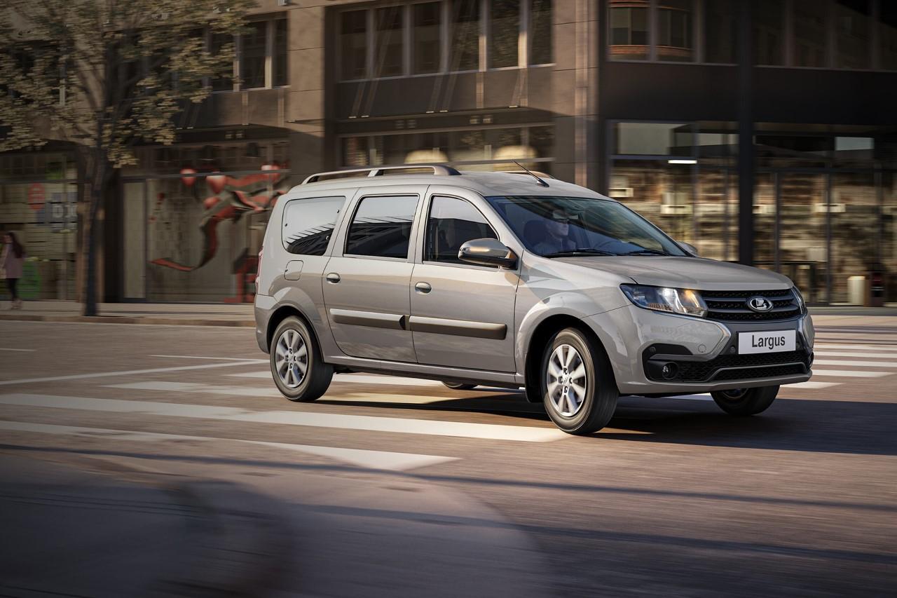 Photo 2 - Lada Largus gris - Lada e-Largus (2023). Le break sur base Dacia va passer à l’électrique