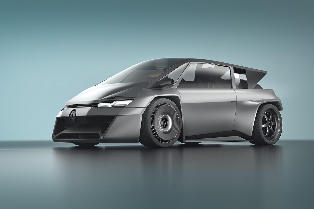 Un Renault Avantime F1 imaginé, entre monospace et monoplace