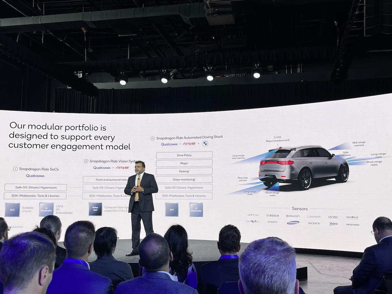 Photo 5 - Nakul Duggal, responsable de l’activité automobile de Qualcomm, - Qualcomm veut être ...