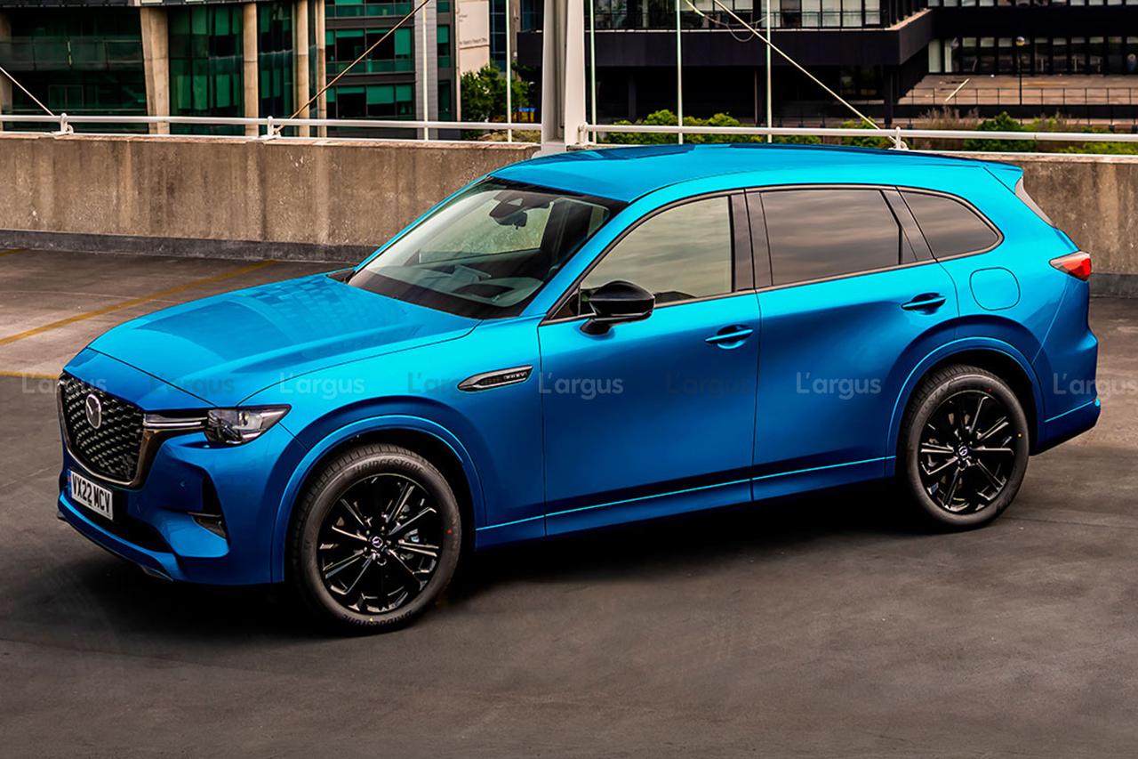 Mazda CX-80 (2023). Le SUV premium 7 places électrifié se précise