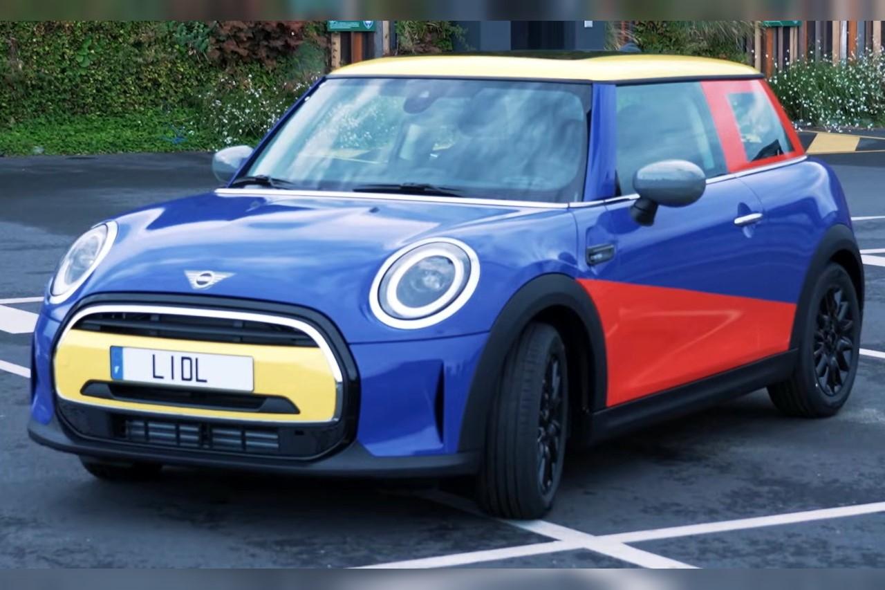 Lidl fait gagner des Mini portant ses couleurs