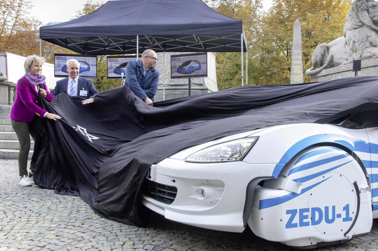 Photo 5 - HWA Zedu-1 présentation - Zedu-1, le prototype qui filtre les particules de frein et ...