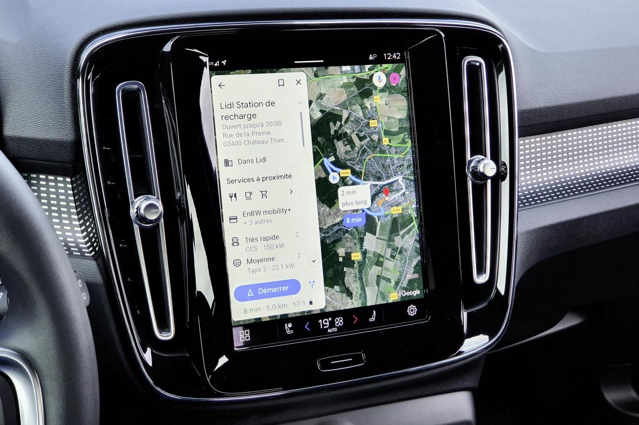 Photo 12 - Google Maps Volvo - Essai Volvo XC40 Recharge Start : quelle ...