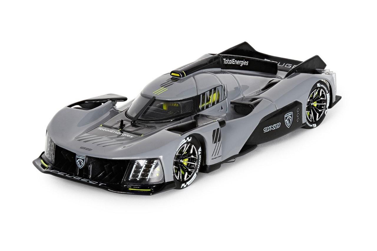 Peugeot 9X8 (2022). L’hypercar hybride a sa miniature officielle