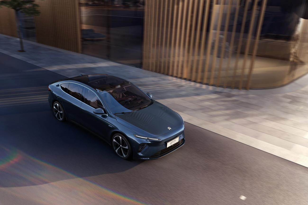 Photo 3 - L'ET7 est une grande berline de 5,10 m de long. - Nio ET5, ET7 et ES7 (2022). Premiers ...