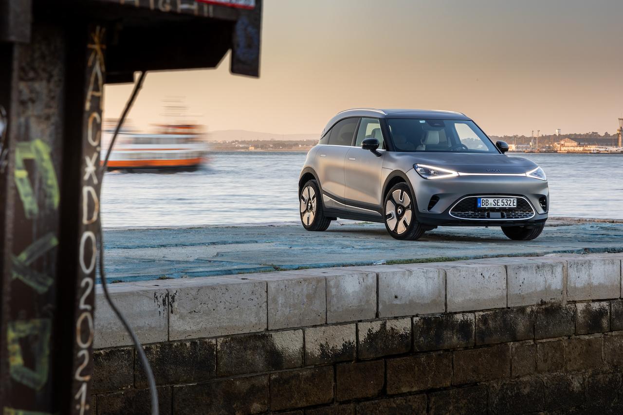 Photo - Smart #1 face avant mer portugal - Essai Smart #1 (2023) : quelle est l'autonomie réelle ...