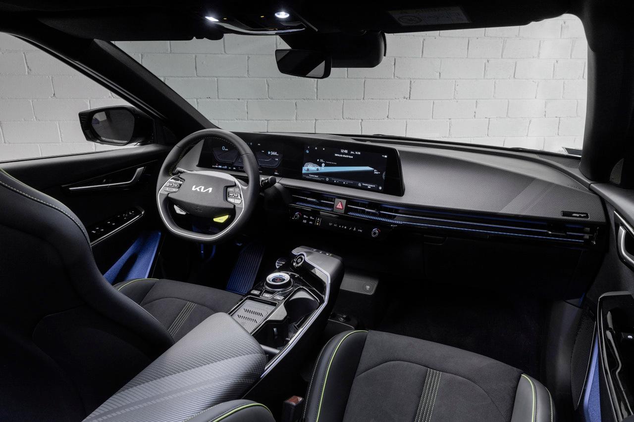 Photo 14 - kia EV6 GT intérieur planche de bord finition - Essai Kia ...