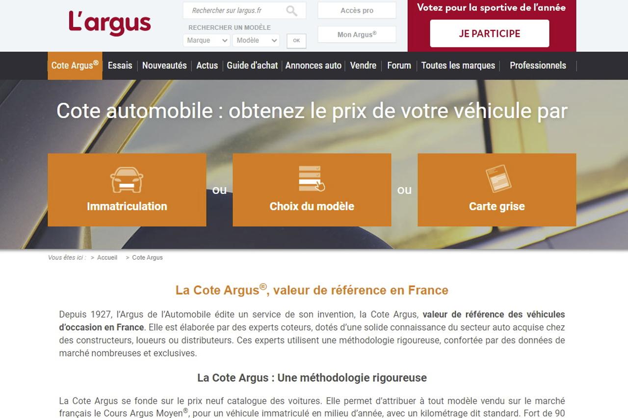Occasion. La Cote Argus® évolue pour s’adapter à l’inflation du prix ...