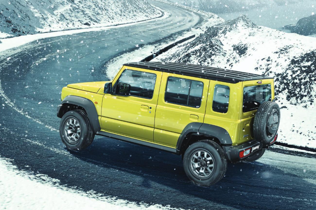 Photo 8 - La transmission intégrale est débrayable. - Suzuki Jimny 5 ...