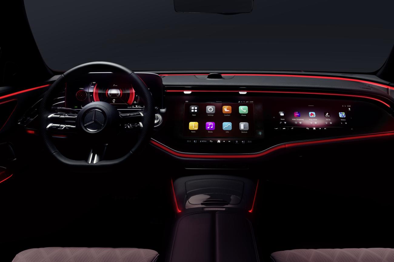 Diaporama et photos - Futures Mercedes (2025). Google Maps intégré et conduite autonome ...