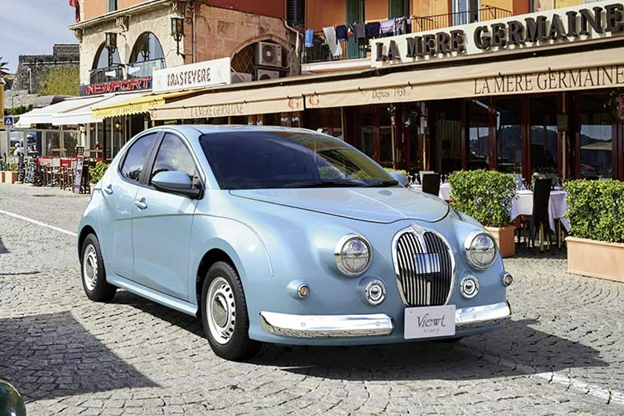 Mitsuoka Viewt Story. Une Jaguar MK2 sur base de Toyota Yaris