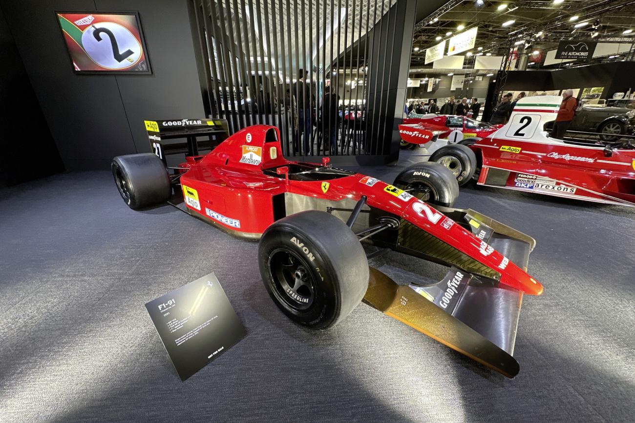 Photo 8 - ferrari F1 91 1991 - Rétromobile 2023. Les tops de la rédaction