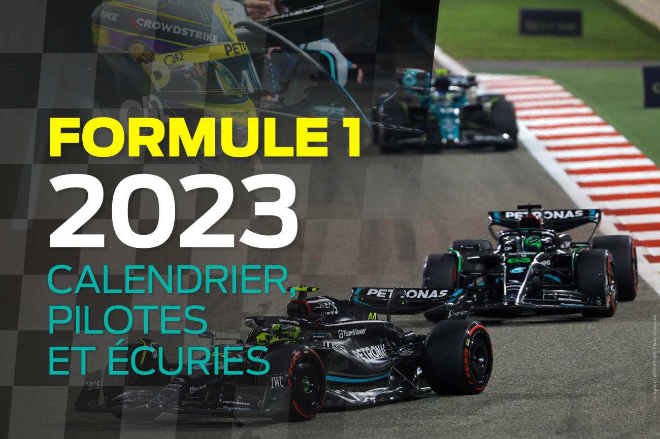 F1. Le calendrier 2023, les pilotes et les monoplaces des écuries