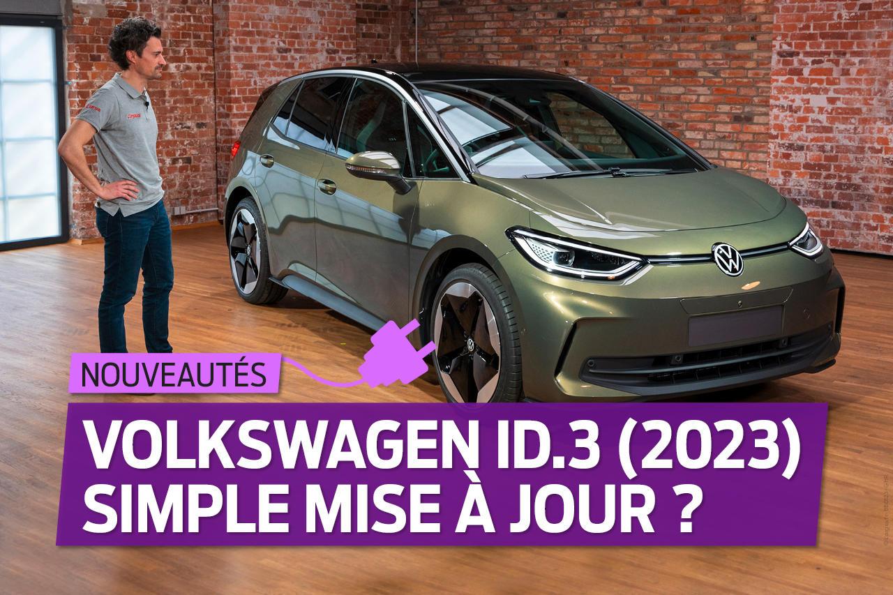 Diaporama et photos - Volkswagen ID.3 (2023). A bord de la compacte électrique restylée | L'Argus