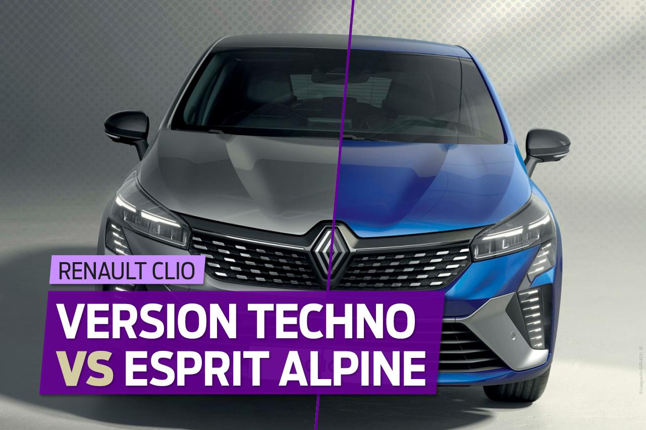 Renault Clio Esprit Alpine vs Clio Techno. Les différences entre les ...