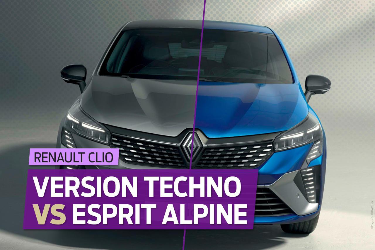 Renault Clio Esprit Alpine vs Clio Techno. Les différences entre les ...
