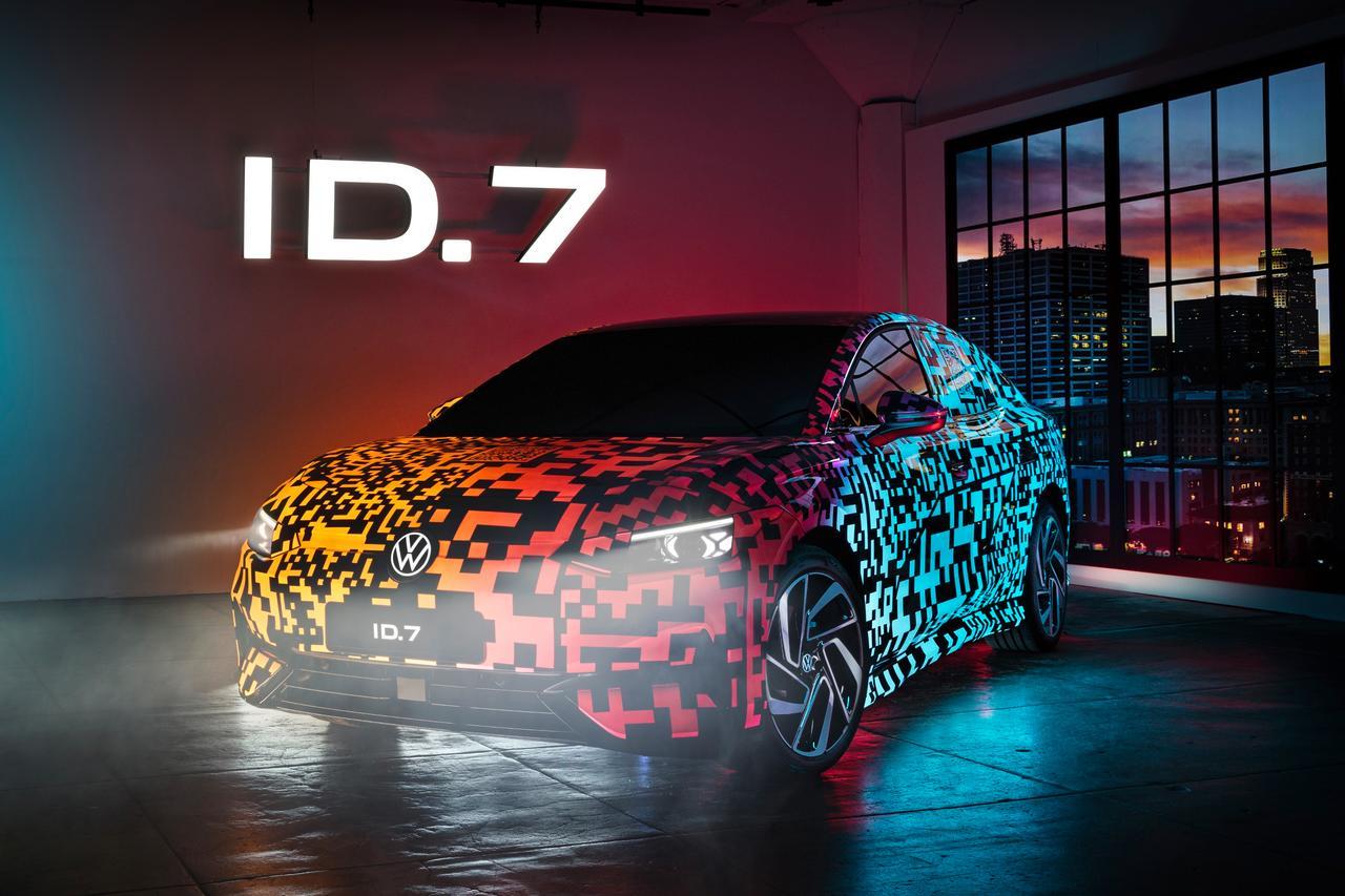 Volkswagen ID.7 (2023). Premières images de la Passat électrique