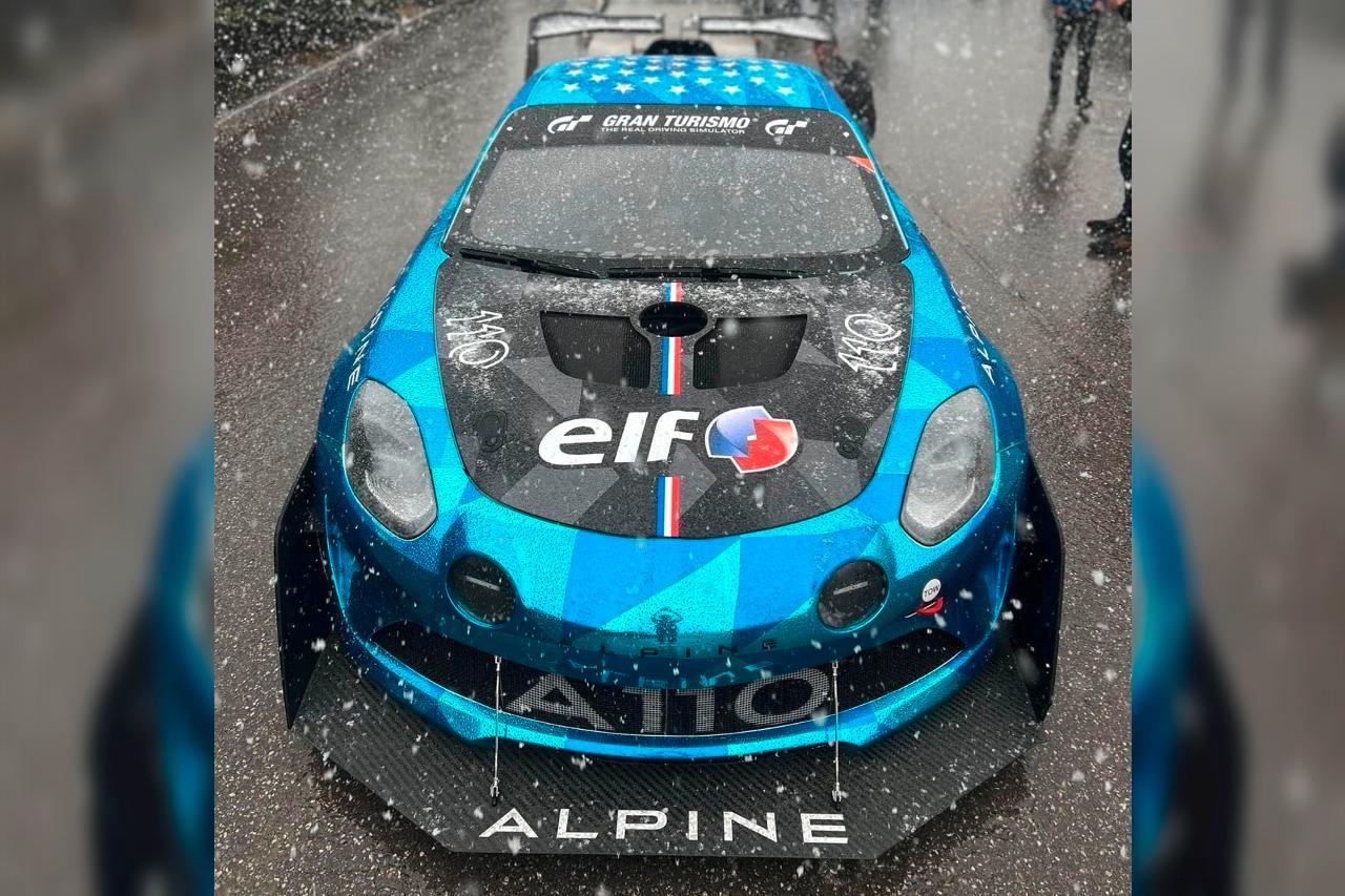 Diaporama et photos - Alpine A110 Pikes Peak (2023). Elle est prête, les photos avant la course ...