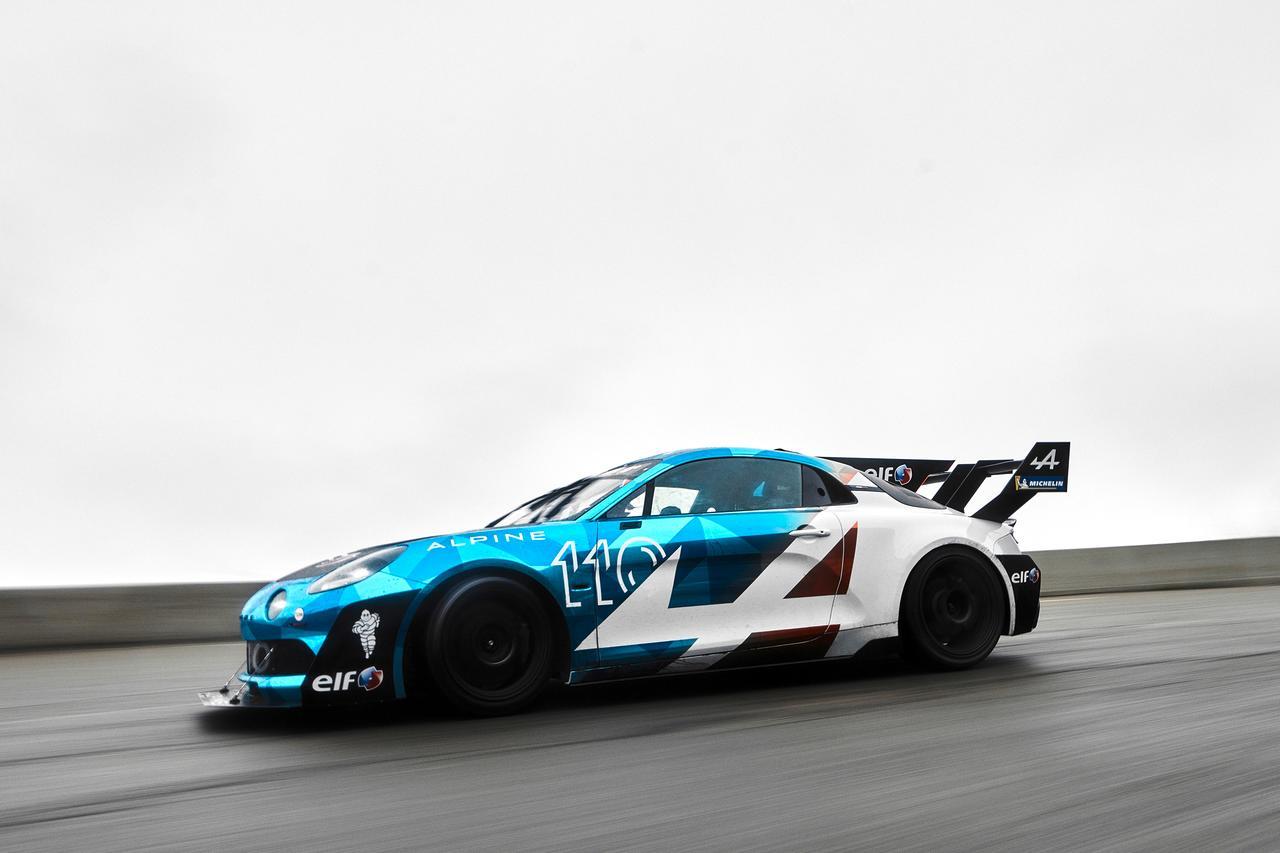 Diaporama et photos - Alpine A110 Pikes Peak (2023). Elle est prête, les photos avant la course ...